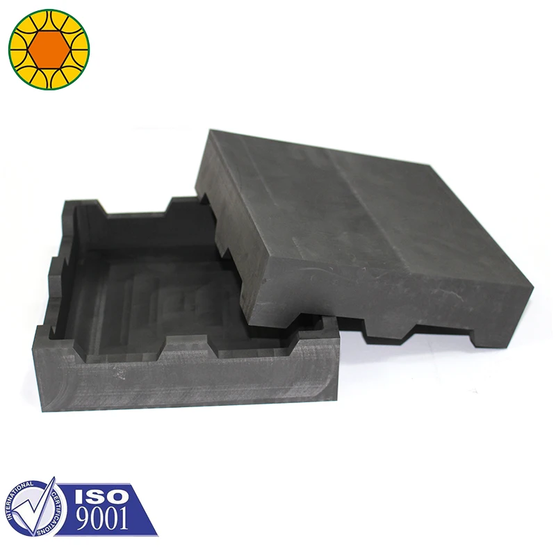 High Purity High Density Graphite Box Graphite Sagger Graphite Boat ...