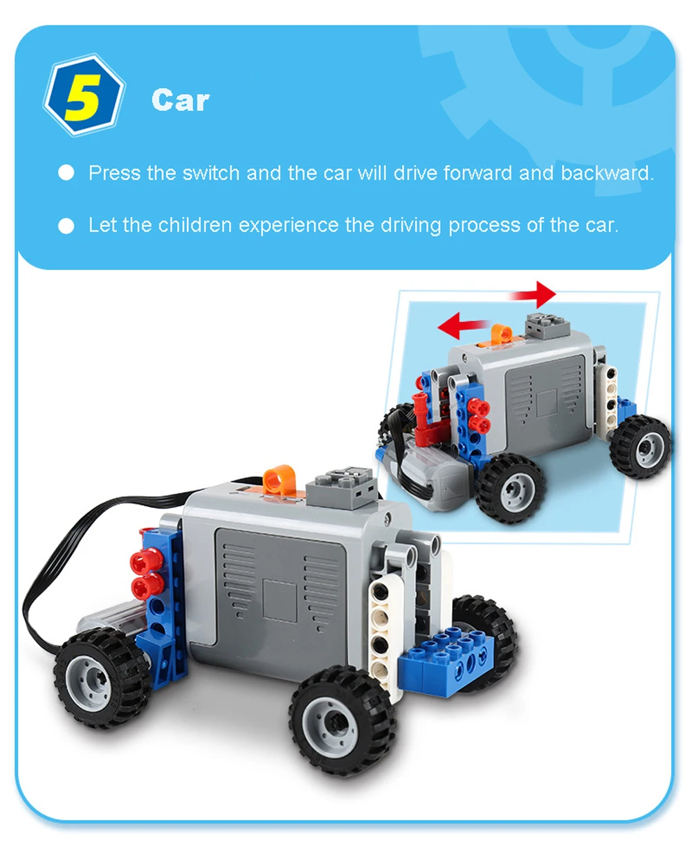 Ql1200 Steam Technic Robot Science Moc 9686 Parts Motor Power Learning Diiy Brick Set Kids Toys ...