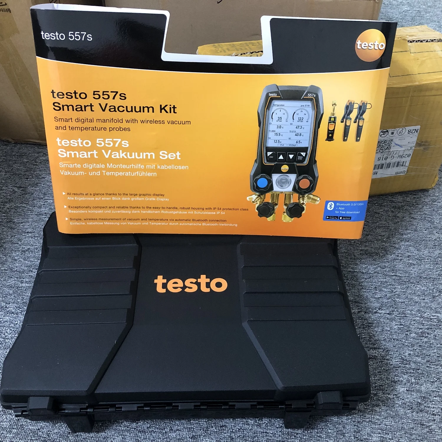Testo 550s 스마트 키트 Testo 557s 스마트 2 밸브 디지털 매니 폴드 게이지 - Buy Testo 557s ...