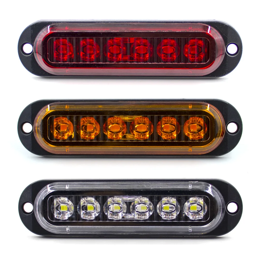 Truck Side Warning Width Light 6 Led Truck Side Light Truck Trailer ...