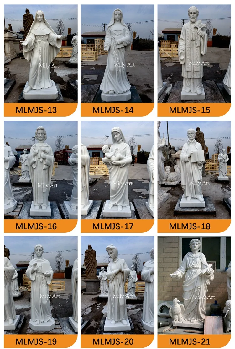 Outdoor Famous Religious Marble Statue Of St. George Statue Sculpture ...