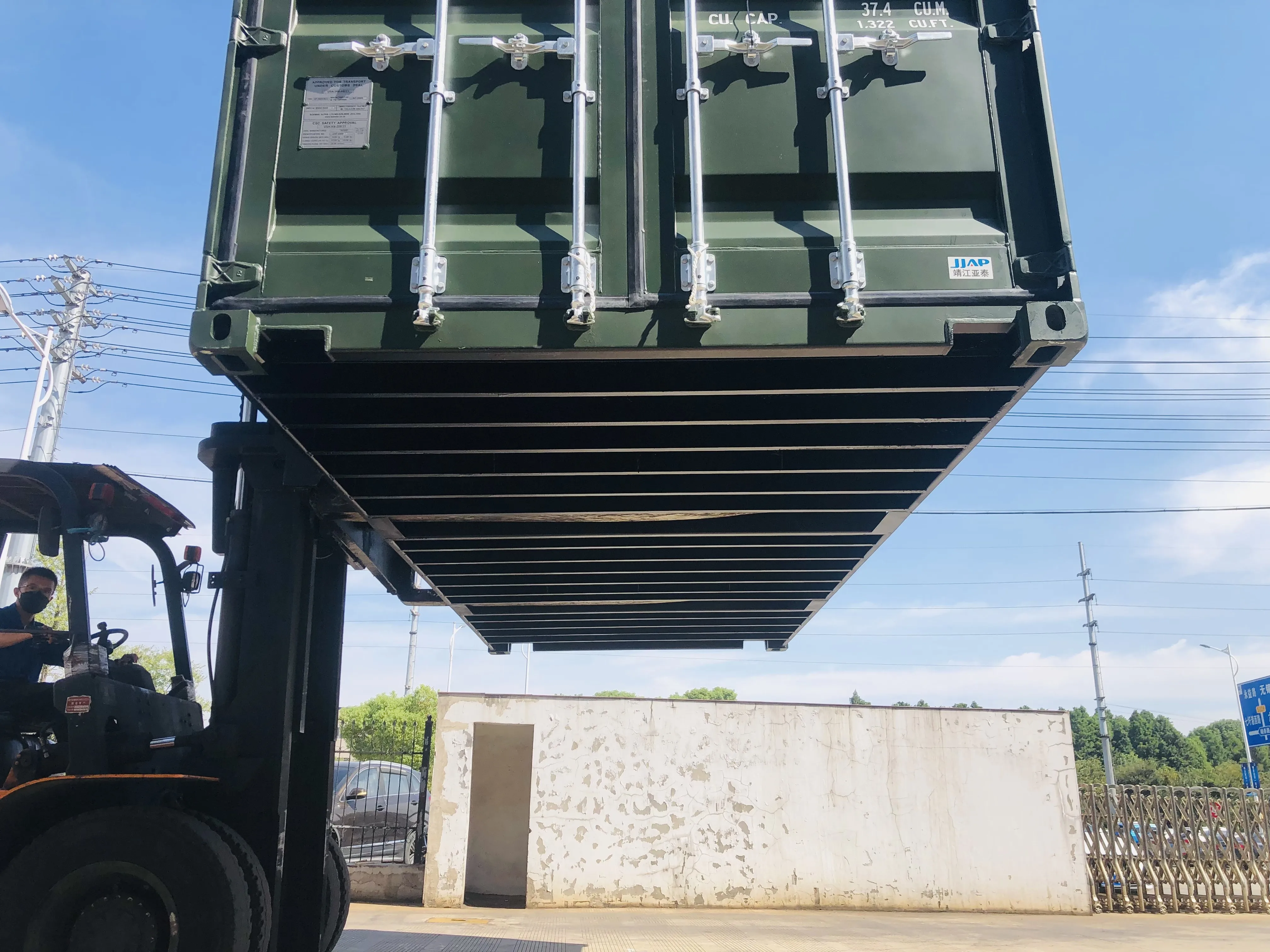 New 20hc Container 20 Feet Length High Cube Dry Cargo Shipping ...