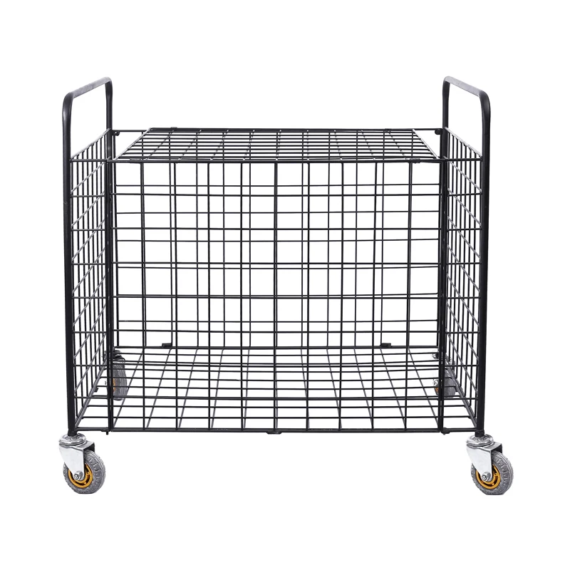 Galvanized Storage Wire Mesh Stacking Container Metal Forklift Steel ...