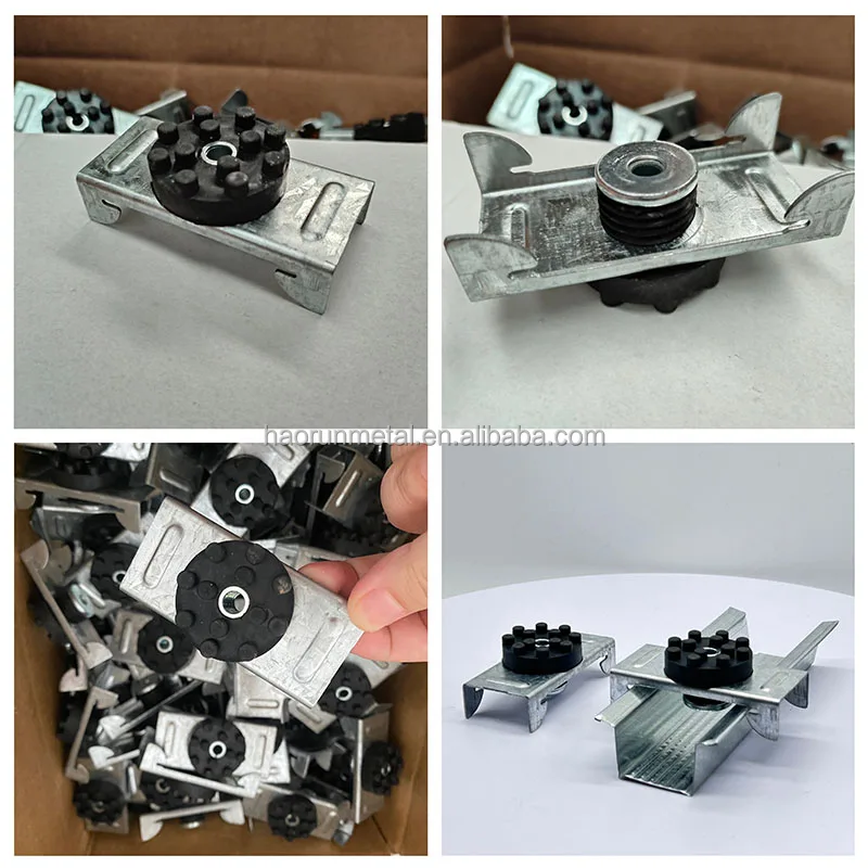 Suspended Ceiling Sound Isolation Clips Resilient Galvanized Steel ...