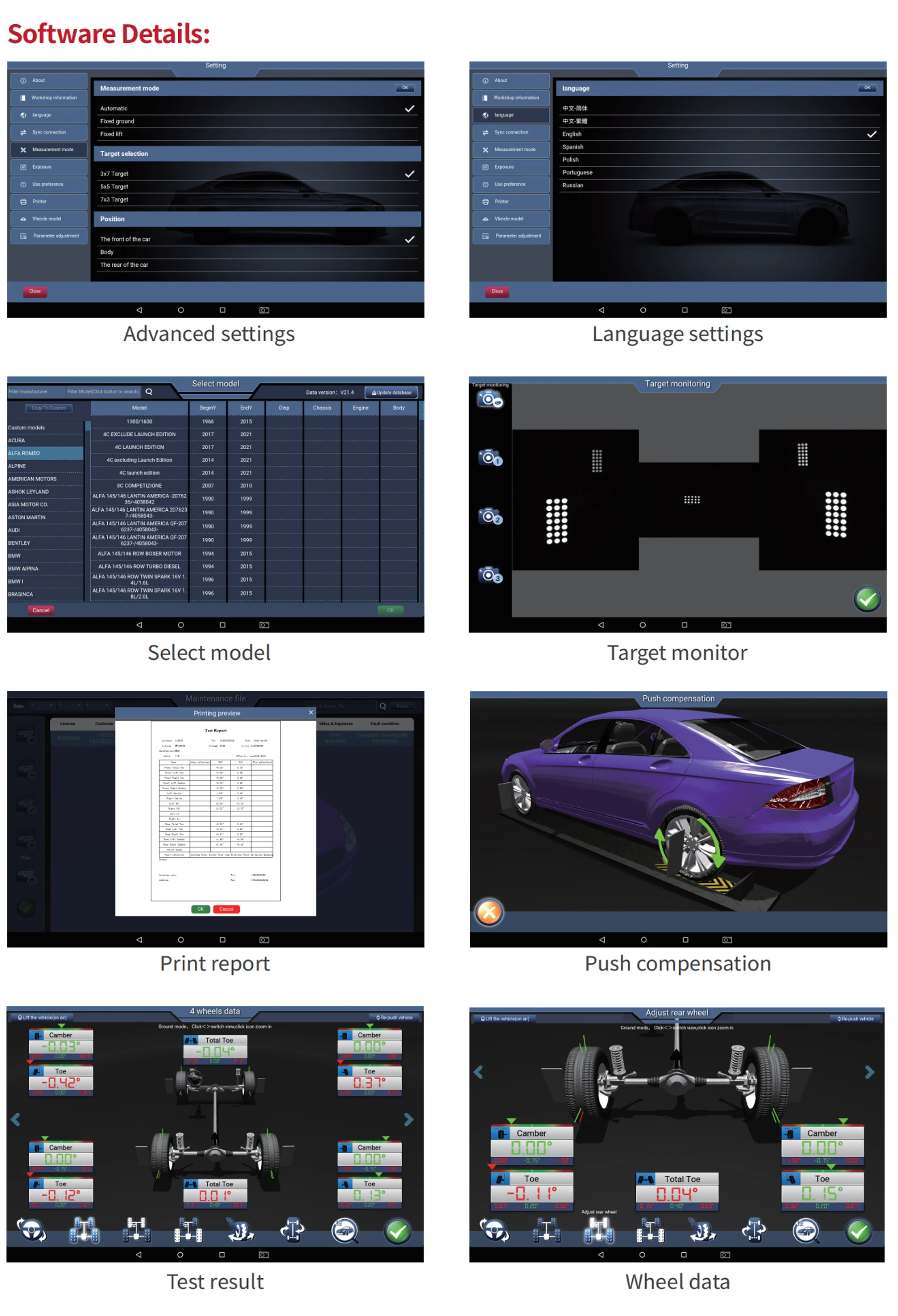 FCAR FD-505S 5D Wheel Alignment Machine - Portable & Precise