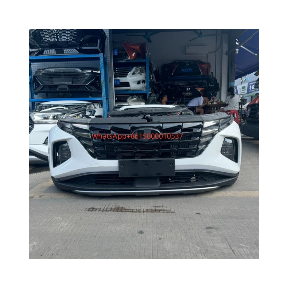 Original used for Hyundai Tucson headlight Water tank radiator bumper ...