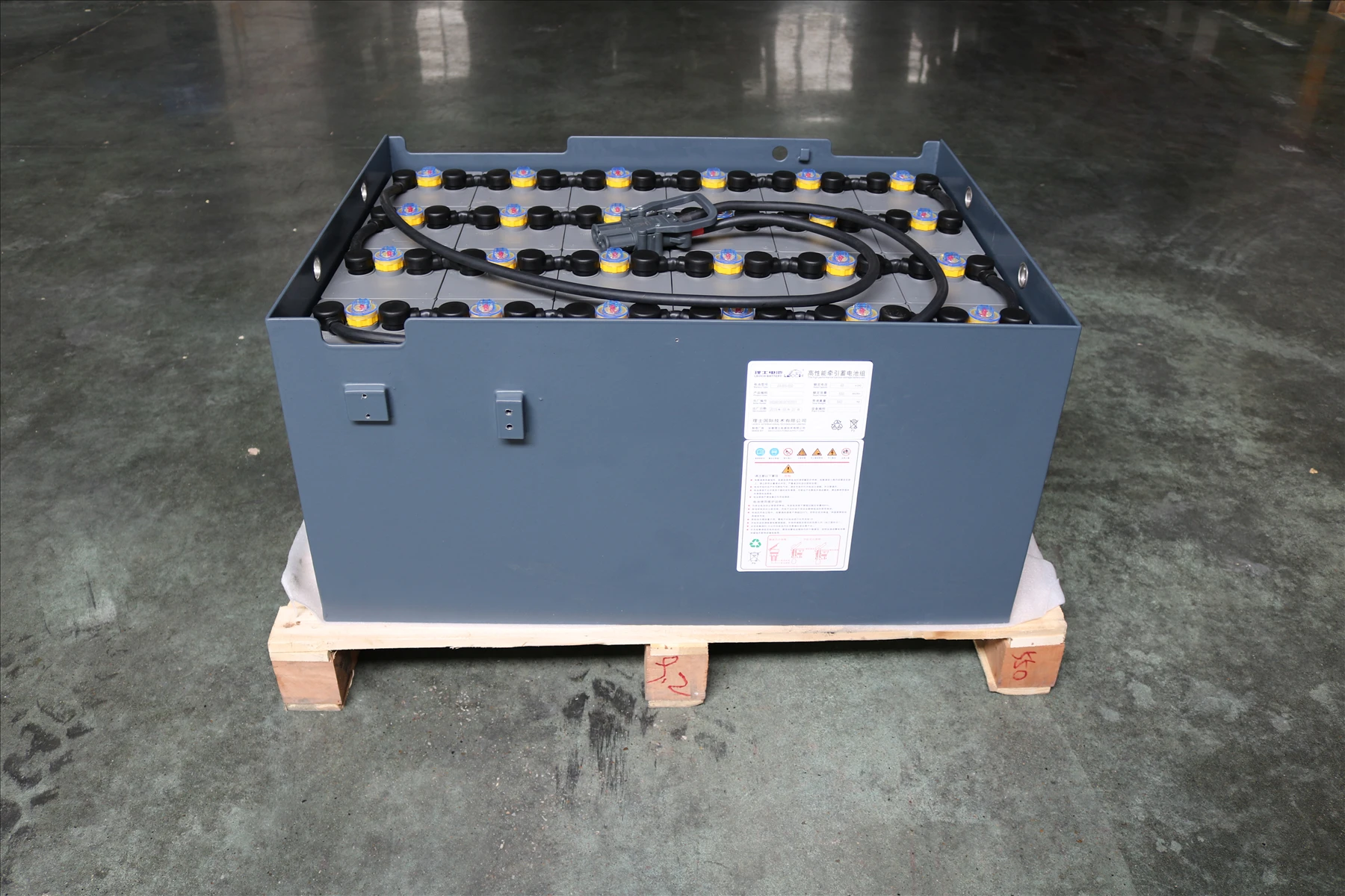48v 10pzb550 Nichiyu Forklift Battery Traction Battery For Electric ...