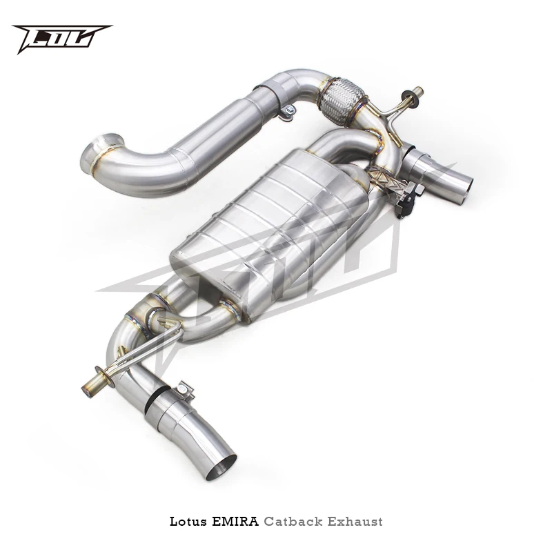 OEM Stainless Steel Valvetronic Exhaust System for Lotus EMIRA 2.0T ...