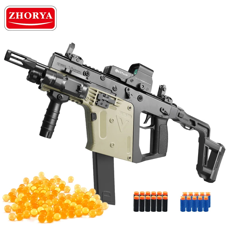 Zhorya Top Fashion Electric Foam Water Kriss Vector V2 Gel Blaster Soft ...