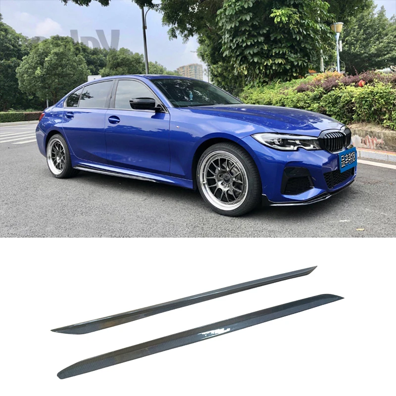 G20 G28 MP style carbon fiber side skirt body kit for BMW 3 Series G20 ...