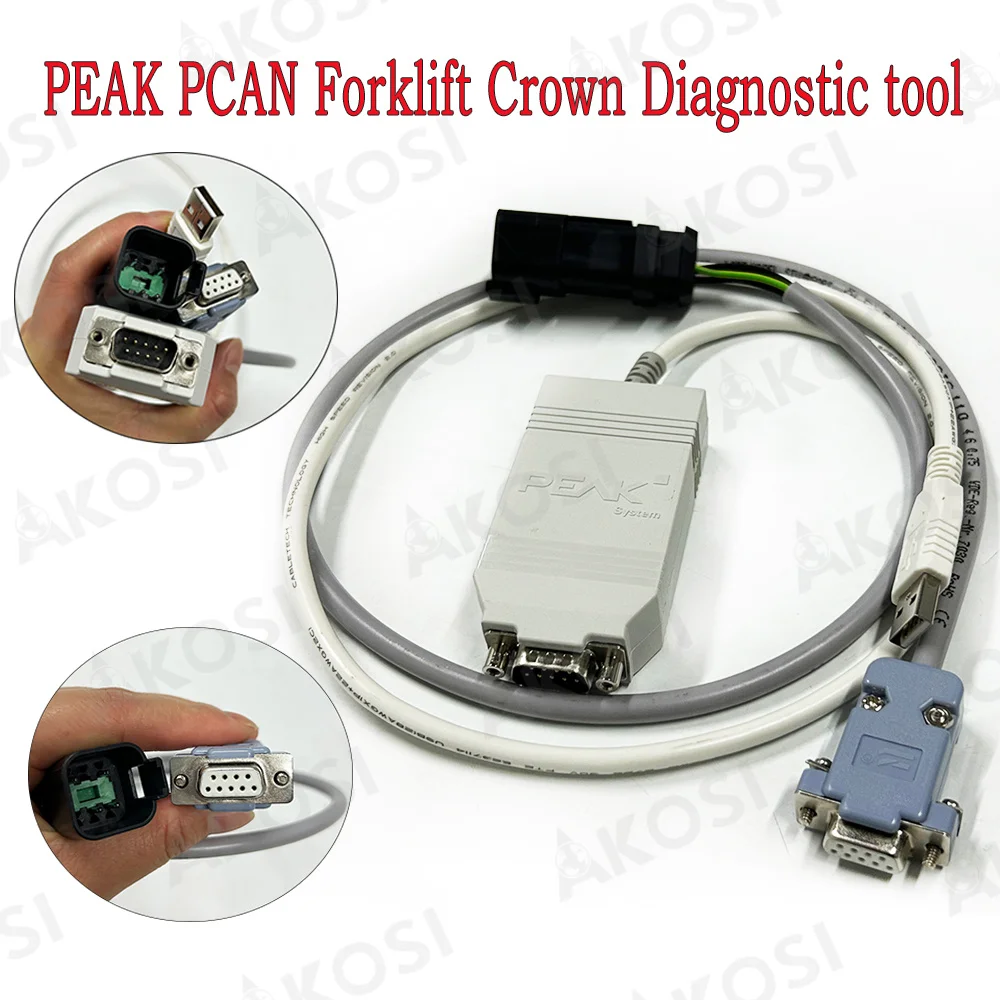 For Peak Pcan-crown Usb Automotive Diagnostic Tool Pk For Crown Rcan -usb Can Interface Crown ...
