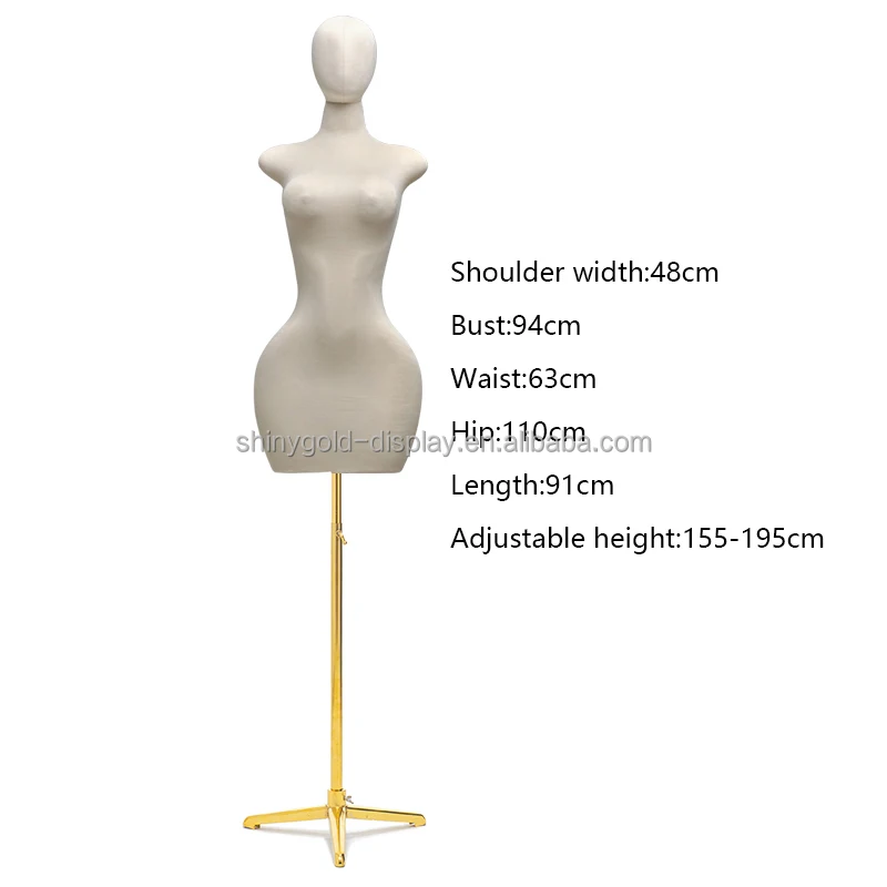 Wholesale Half Body Wedding Dress Mannequin Standing European Sizes Big ...