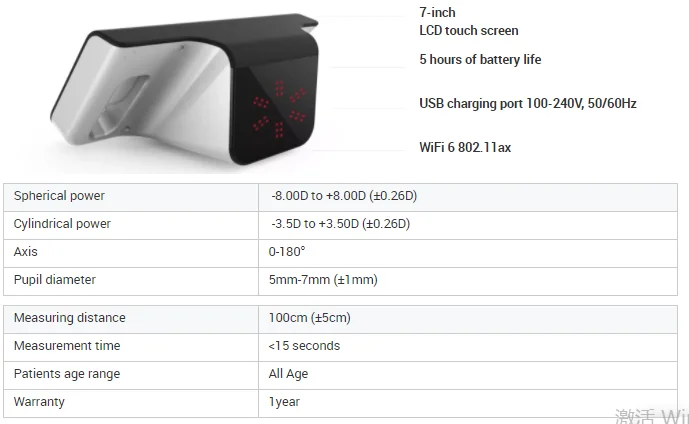 AI Optic Spot Vision Screener Optical Instruments Vision test| Alibaba.com