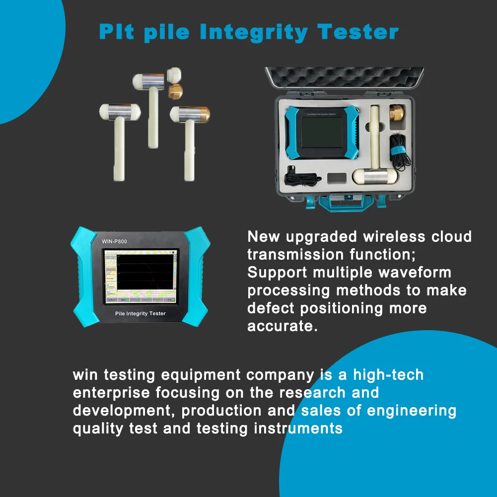 Equipo De Pruebas No Destructiva Sonic Echo Foundation Tester Integrity ...