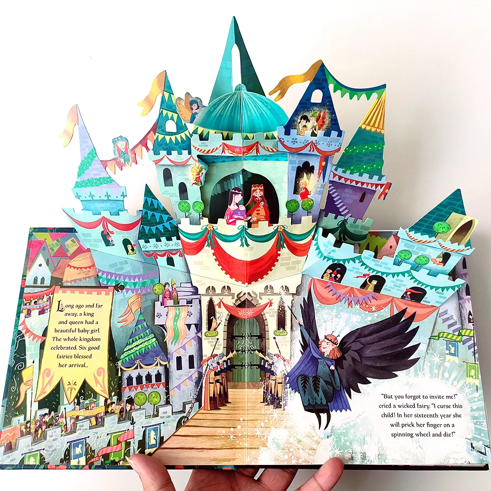 Alibaba.com: Custom Sleeping Beauty 3D Pop Up Bedtime Story Books ...