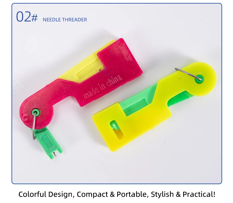 Sewing Needles for Children - Safe and Colorful ABS Plastics