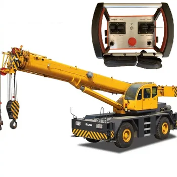 6 Joystick Functions 12-24v Hydraulic Valve Truck Crane Remote Control ...