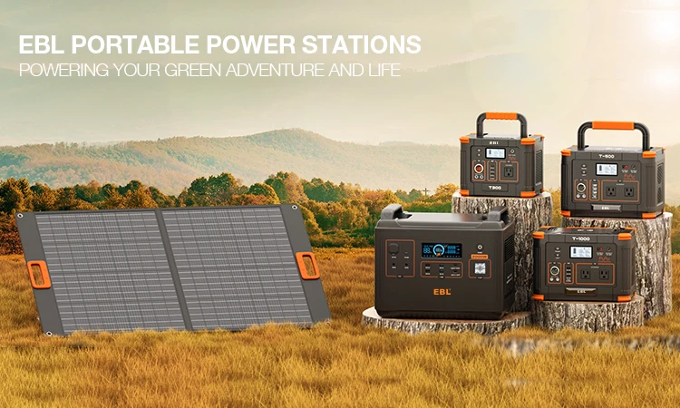 Lifepo4 2000w Solar Power Station And 2 Pieces 100w Portable Solar ...