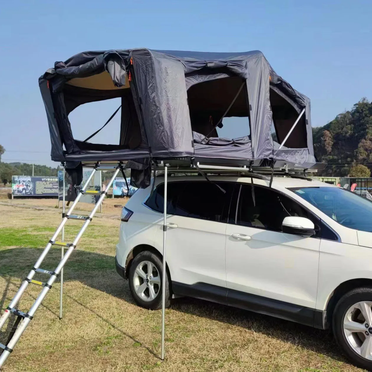 Suv Car Roof Top Tent Outdoor Off Road Camping 300d Oxford Car 4x4 Roof ...