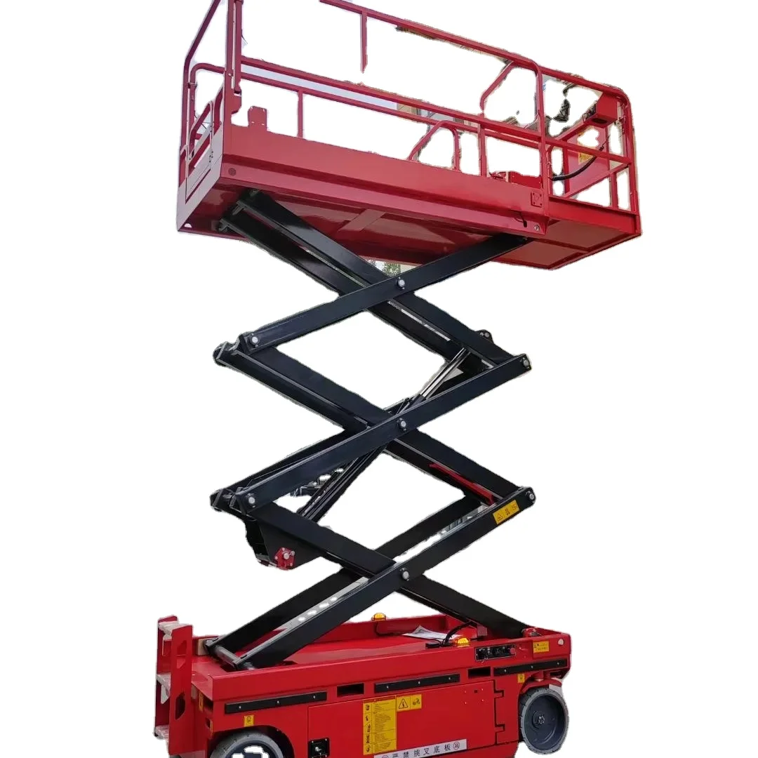 Portable Scissor Lift Elevator Movable Hydraulic Aerial Lifting ...