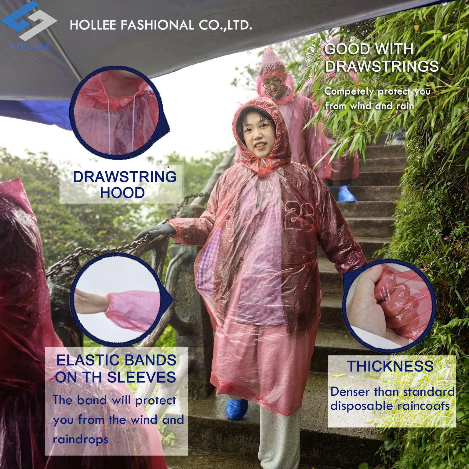 Disposable Ball Poncho Portable Rain Poncho Lightweight Pocket Ball ...