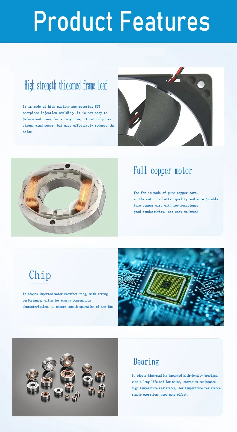 Support Customization9025b 220v 5w 3000rpm Ec Fan 90x90x25mm Brushless ...