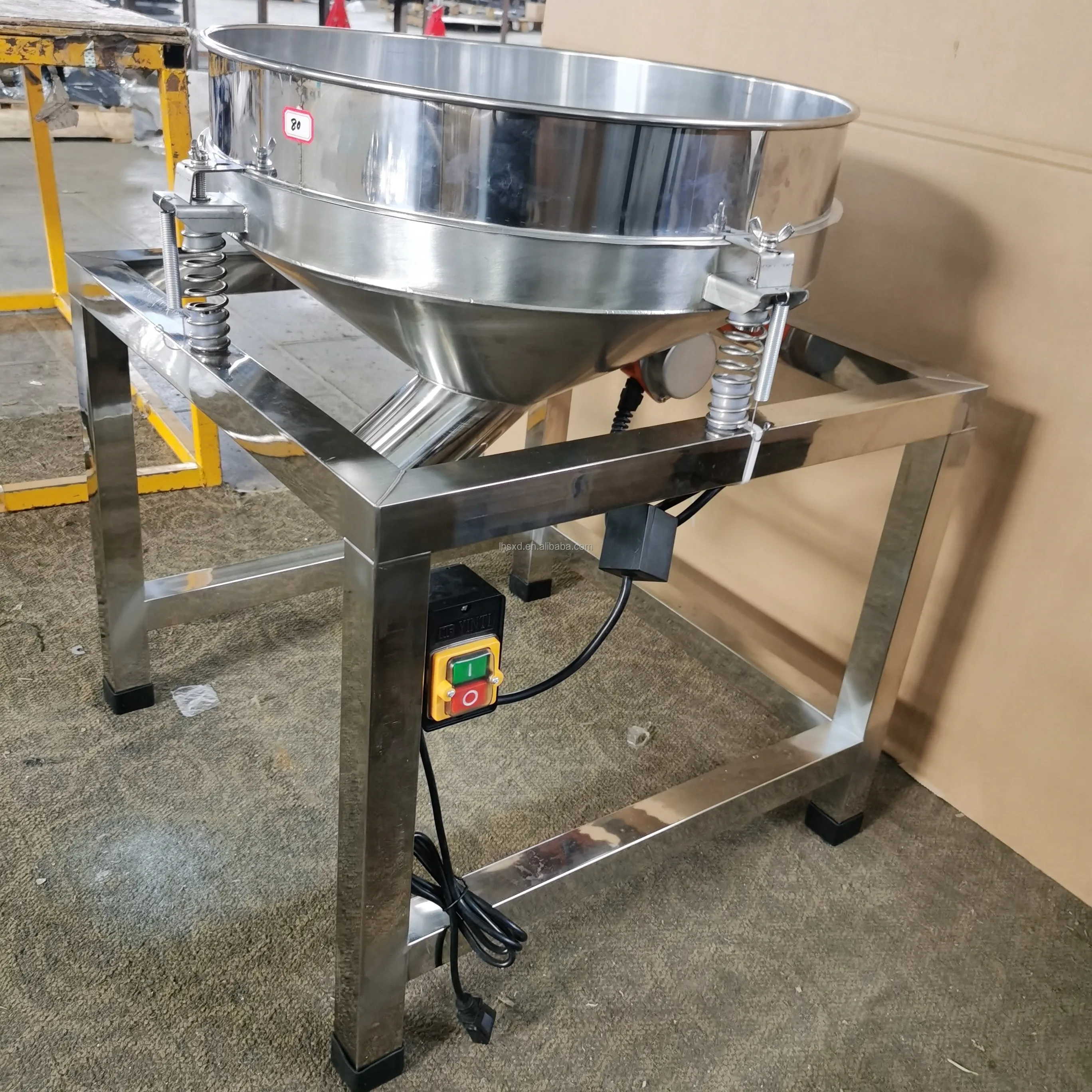 Stainless Steel Electric Vibrating Screen for Food Processing