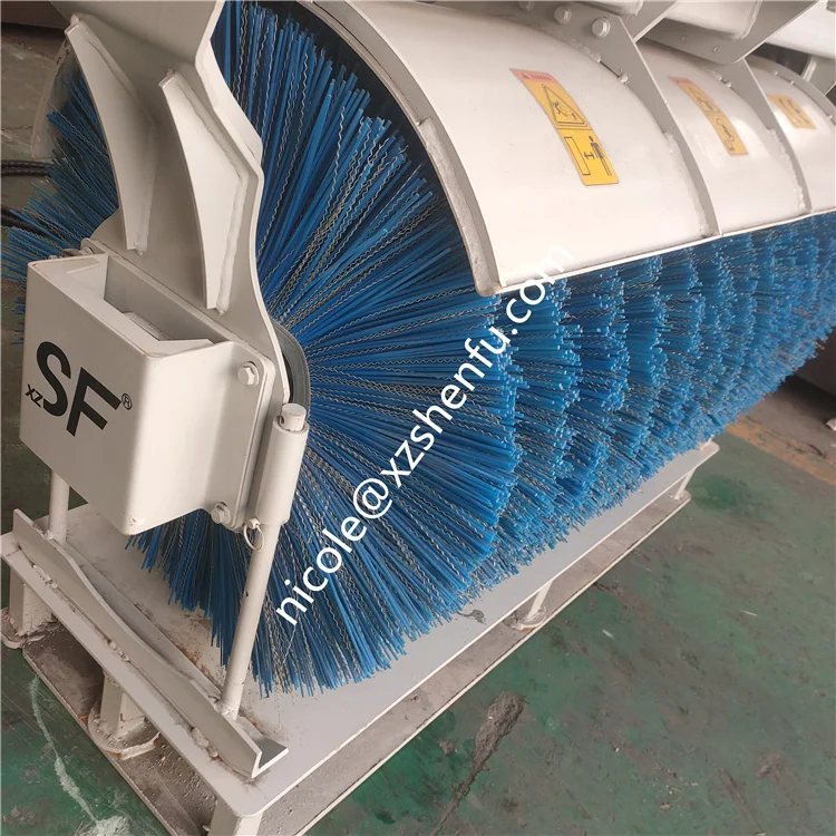 Angle Broom For Skid Steer Loader With Excavator Attachments Sweeper ...