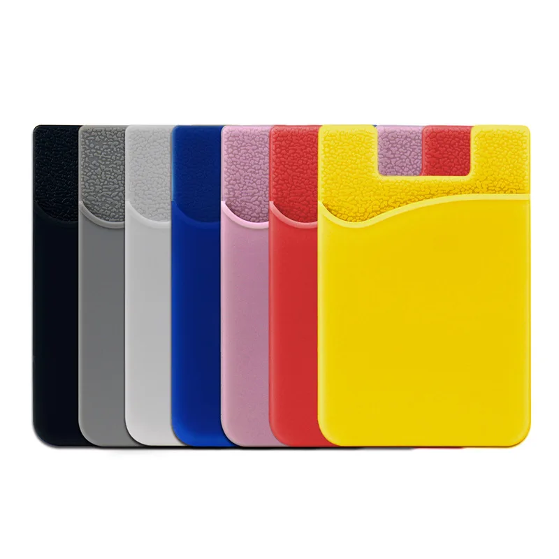 Mobile Back Silicone Card Holder 3m Sticker Wholesale Cell Phone Wallet ...