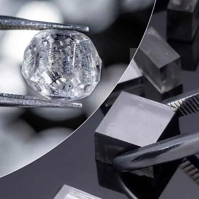 Alibaba.com: 10 Ct large white CVD lab-grown uncut diamonds, rough ...