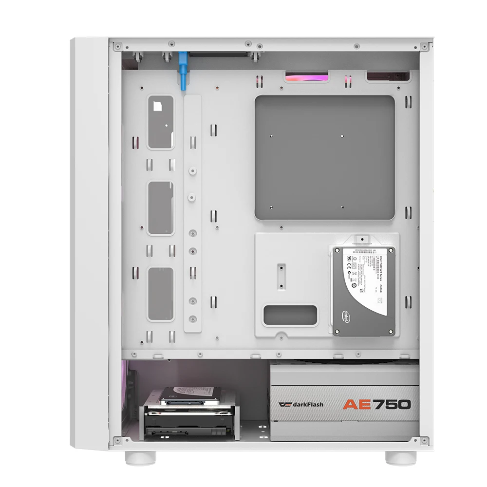 Darkflash Glass Computer Case with RGB Fans & Side Window