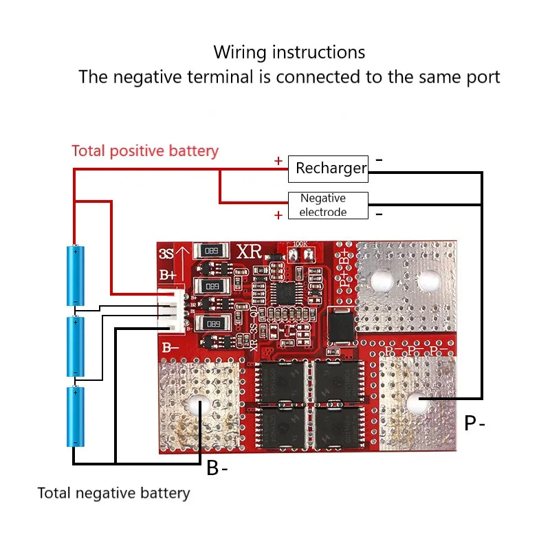 3s 4s Common Port 600a 1200a Pcb Pcm Bms Module Ternary Lithium Ion ...