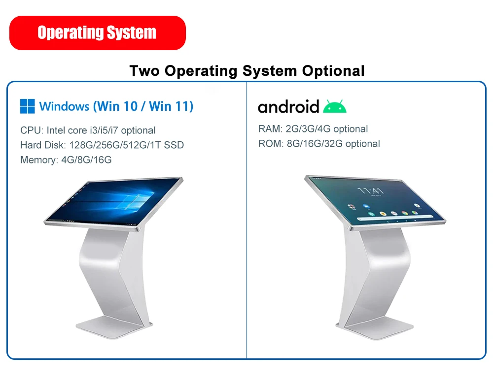 Huayu 32 Inch Oem Android Pc Smart All In One Interactive Terminal Lcd ...