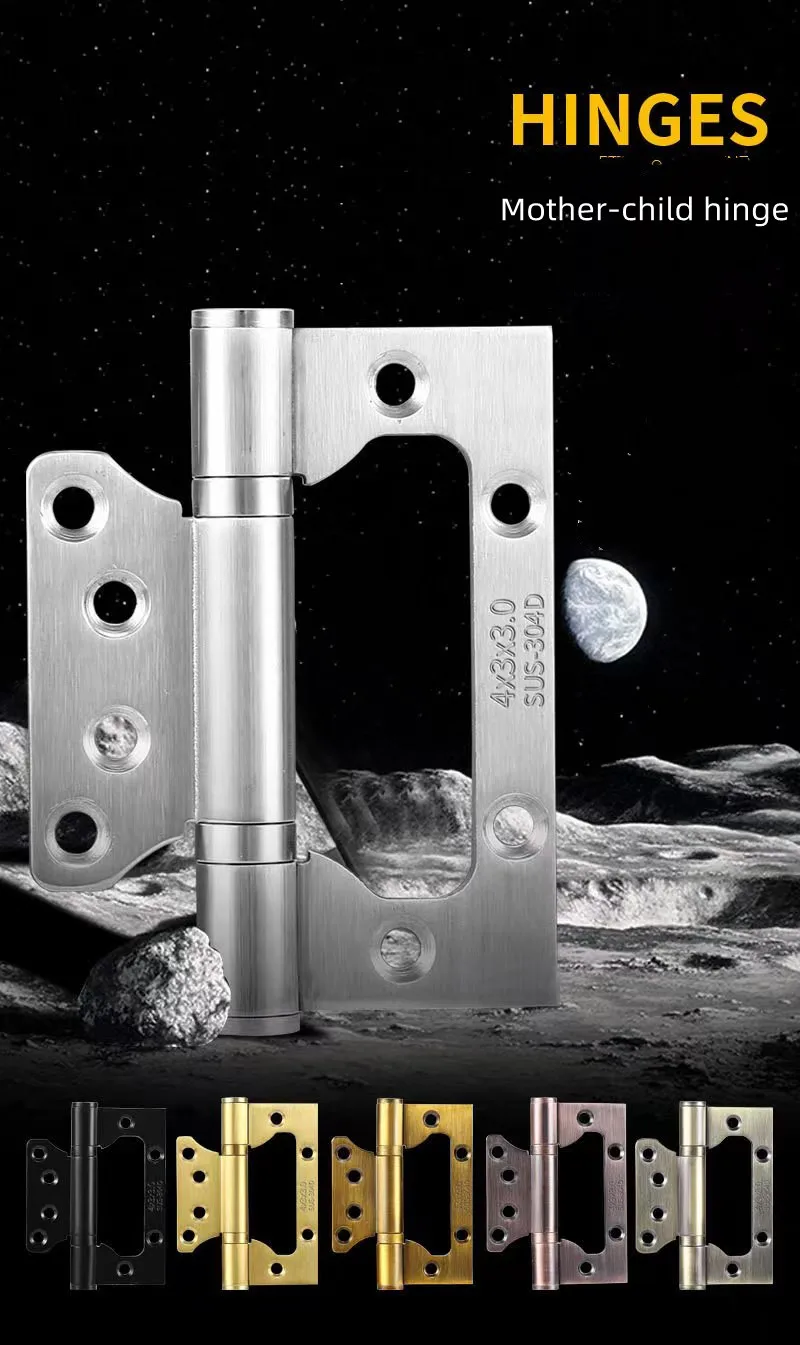 Stainless Steel Heavy Duty Ball Bearing Butterfly Folding Wooden Door ...