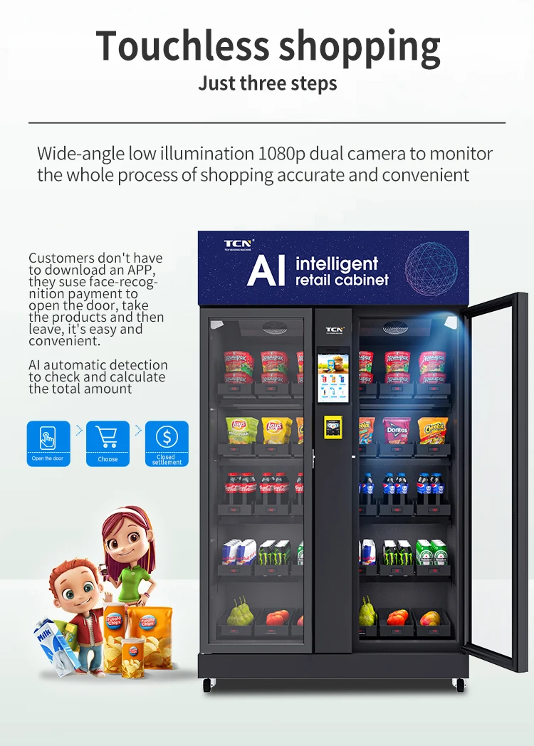 TCN 24/7 Self-Service Fresh Fruit Vending Machine