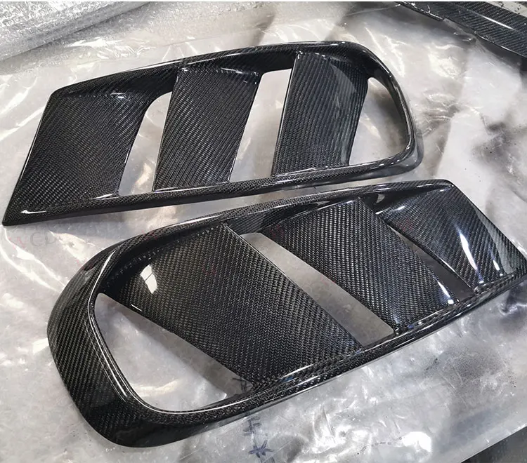 Carbon Fiber Front Bumper Vent Cover for Benz GLA Class X156 GLA 200 ...