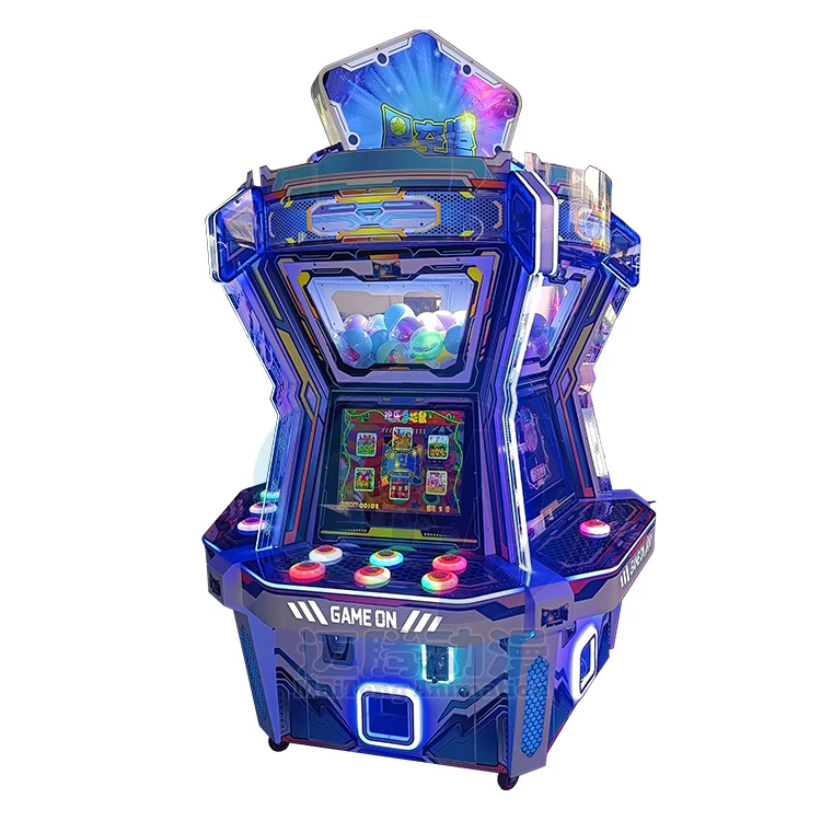Coin Operated 5player Kids Hitting Ticket Redemption 100mm Capsule Ball ...