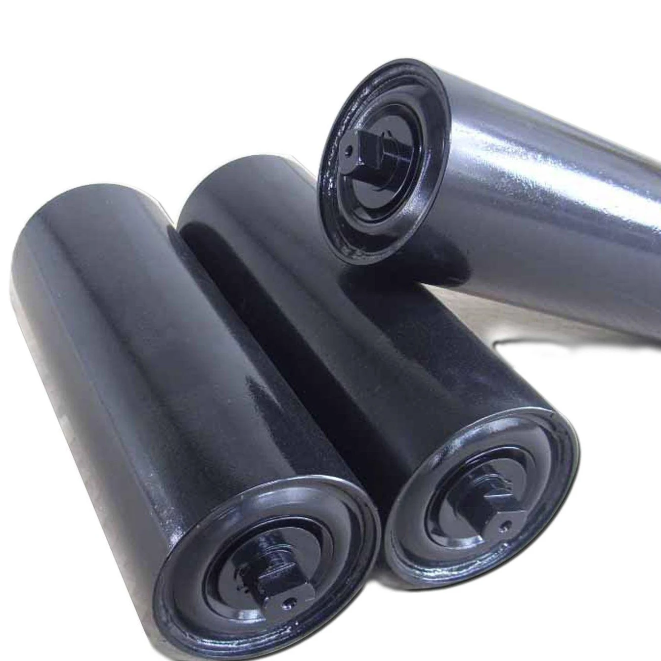 Heavy Industry Belt Conveyor Carrier Roller Rubber Mining Belt Conveyor ...