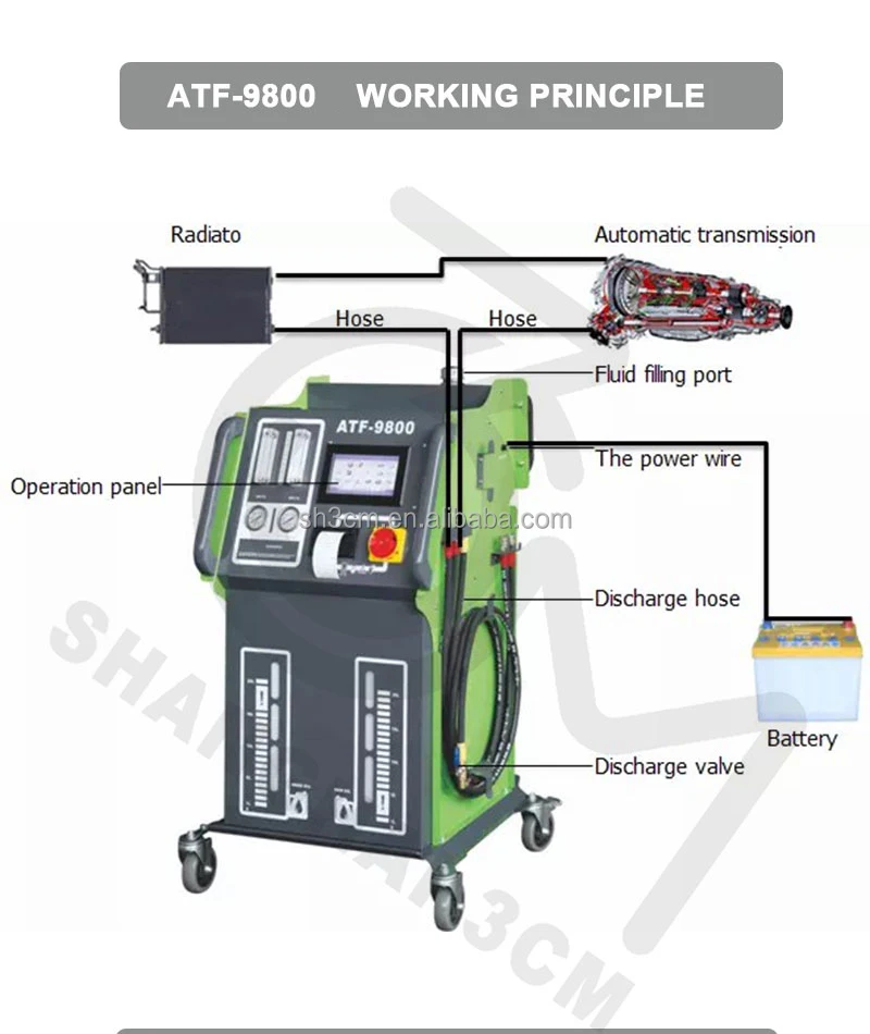 Atf-9800 Automatic Transmission Fluld Exchanger Oil Exchanger ...
