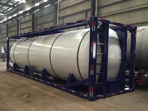 ASME ISO 20ft T11 Tank Container for Food Oil & Beer Transport