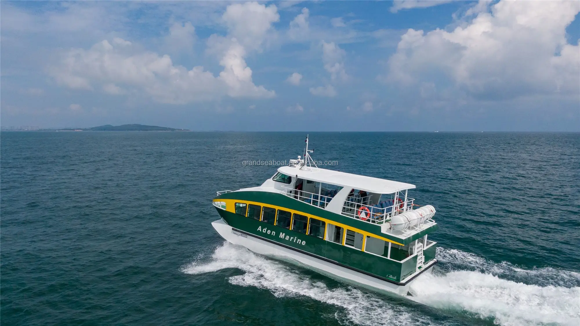Grandseaboat 15m Aluminum Catamaran Ferry with 78 Seats