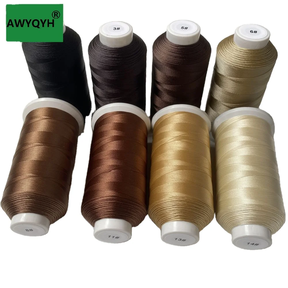 High Quality Popular Nylon Polyester Hair Extension Weaving Thread ...