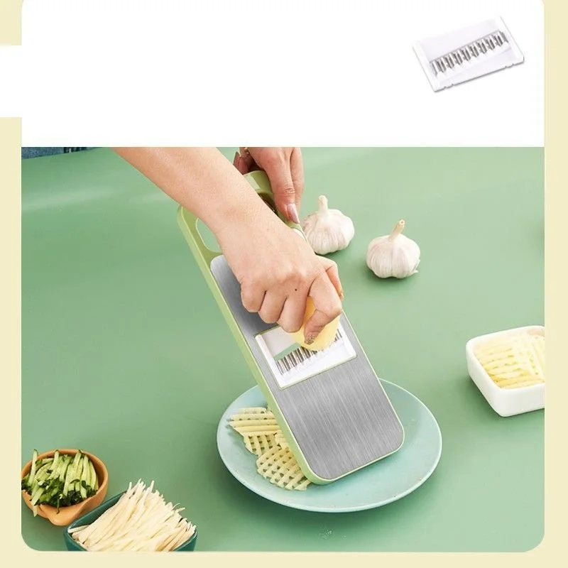 Manual Multi Blade Stainless Steel Potato and Vegetable Cutting Machine ...