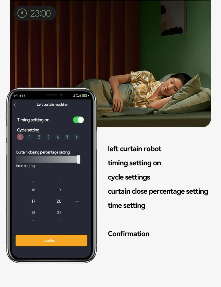 Timing Switch Smart Curtain Robot Multi-functions Home Curtain Bot For ...
