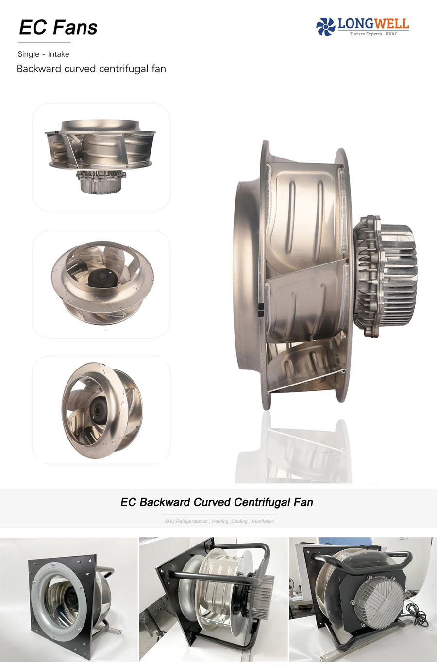 AC DC EC Fan 115V 220V 380V - Efficient Ventilation Solutions