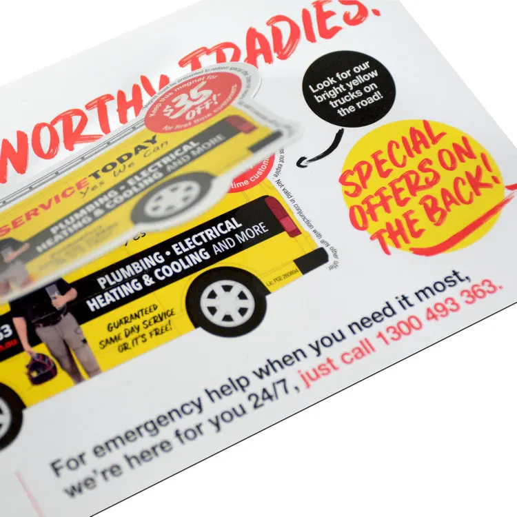 Custom Advertisement Magnet - Promotional Gifts Business Card Paper ...
