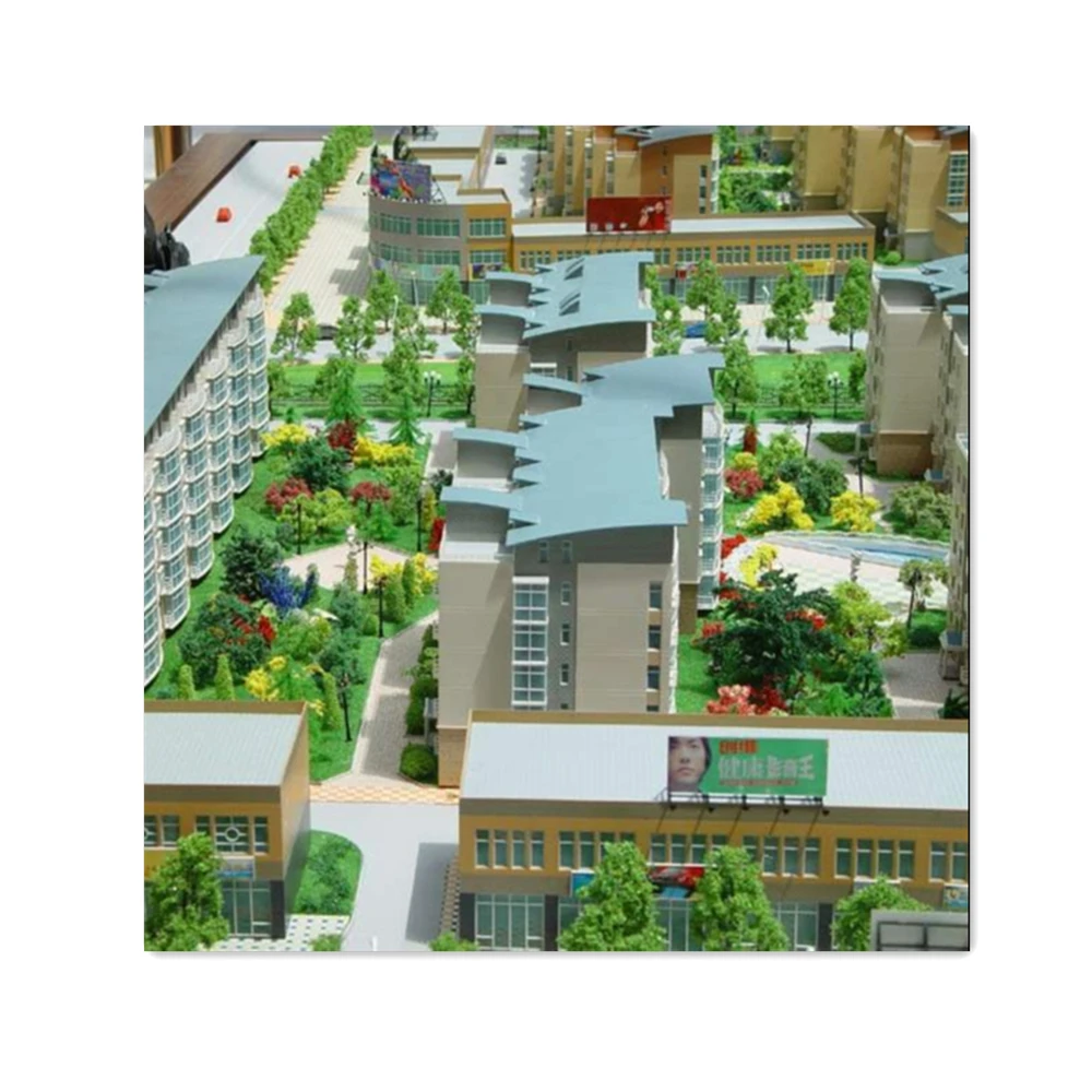 City planning and construction building layout scale model making ...