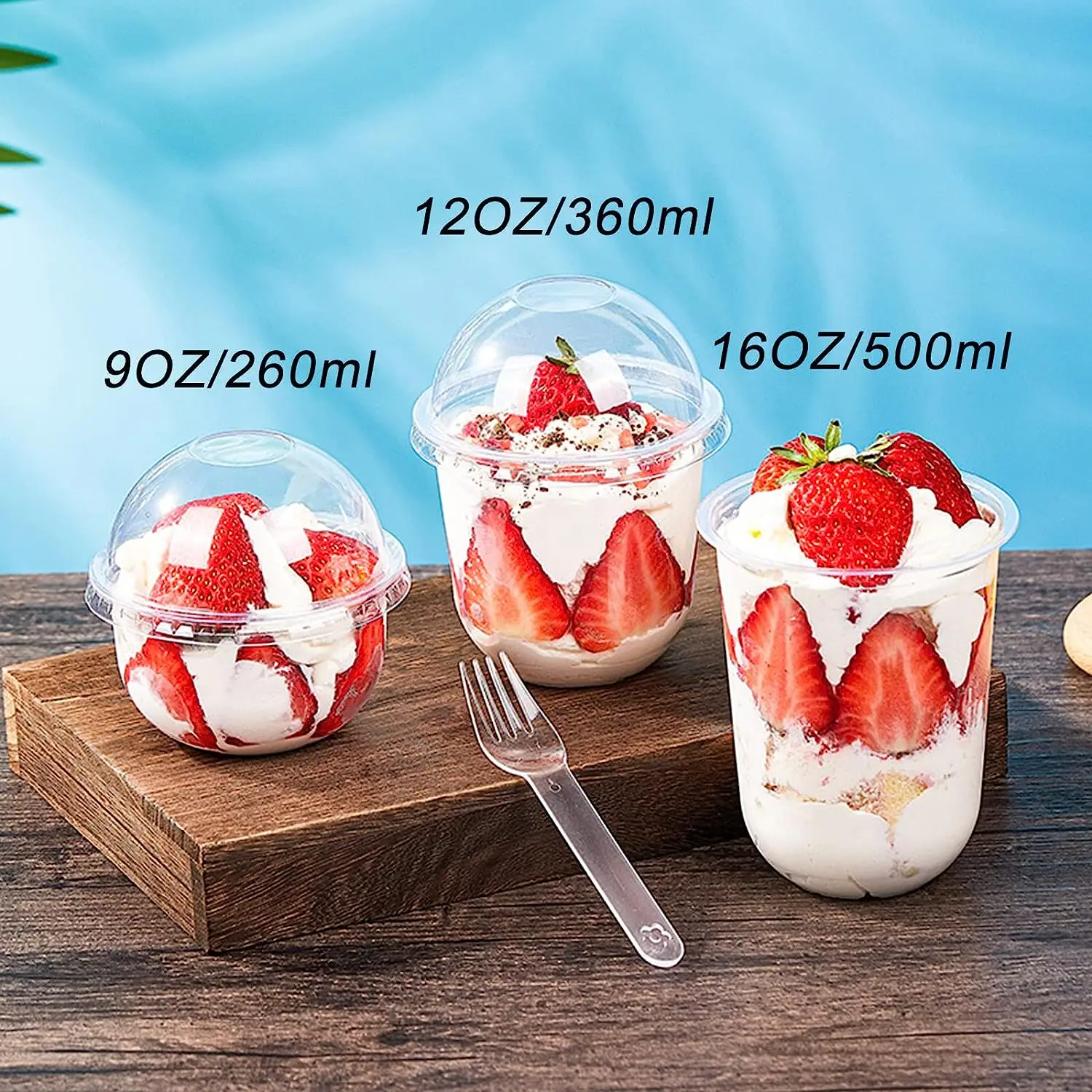Wholesale U-Shaped PP Plastic Cups - Eco Friendly & Customizable