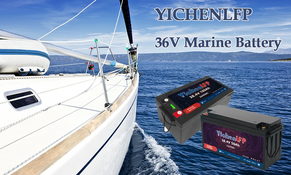 Deep Cycle Ip67 50ah Energy Storage Battery 36v Marine Lithium Battery ...
