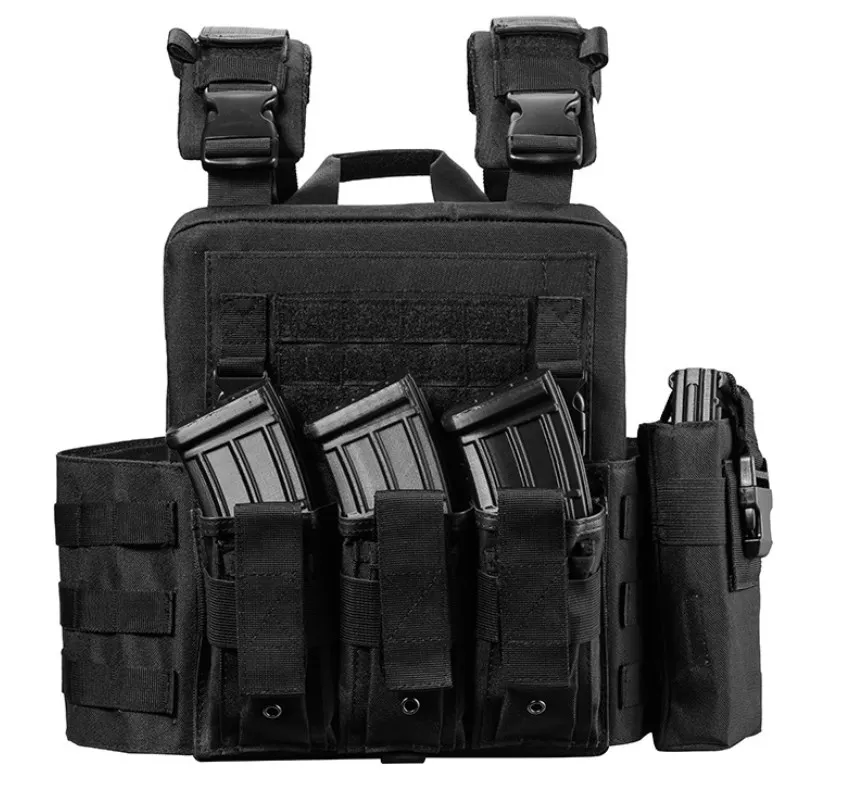 Black Tactical Vest Outdoor Multifunctional Equipment Camouflage ...